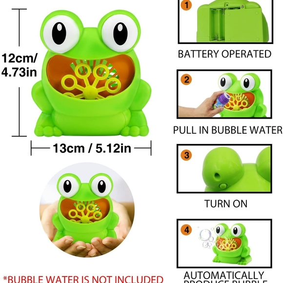 Toys | Frog Bubble Maker Toy For Kids | Poshmark